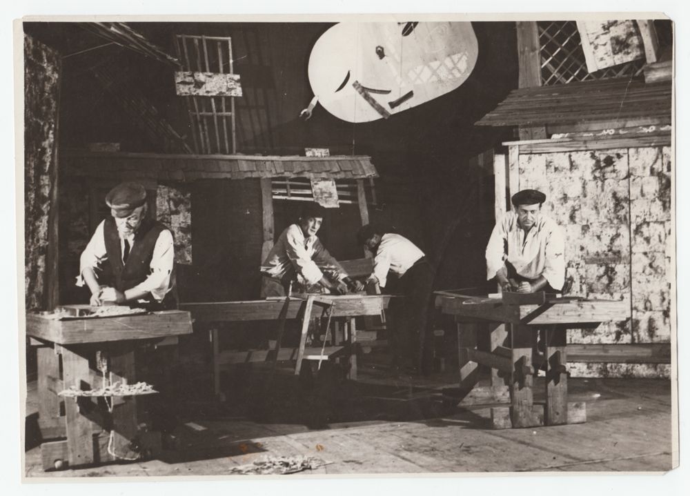 Scene from GOSET production of “Court in Session,” Moscow, 1933
